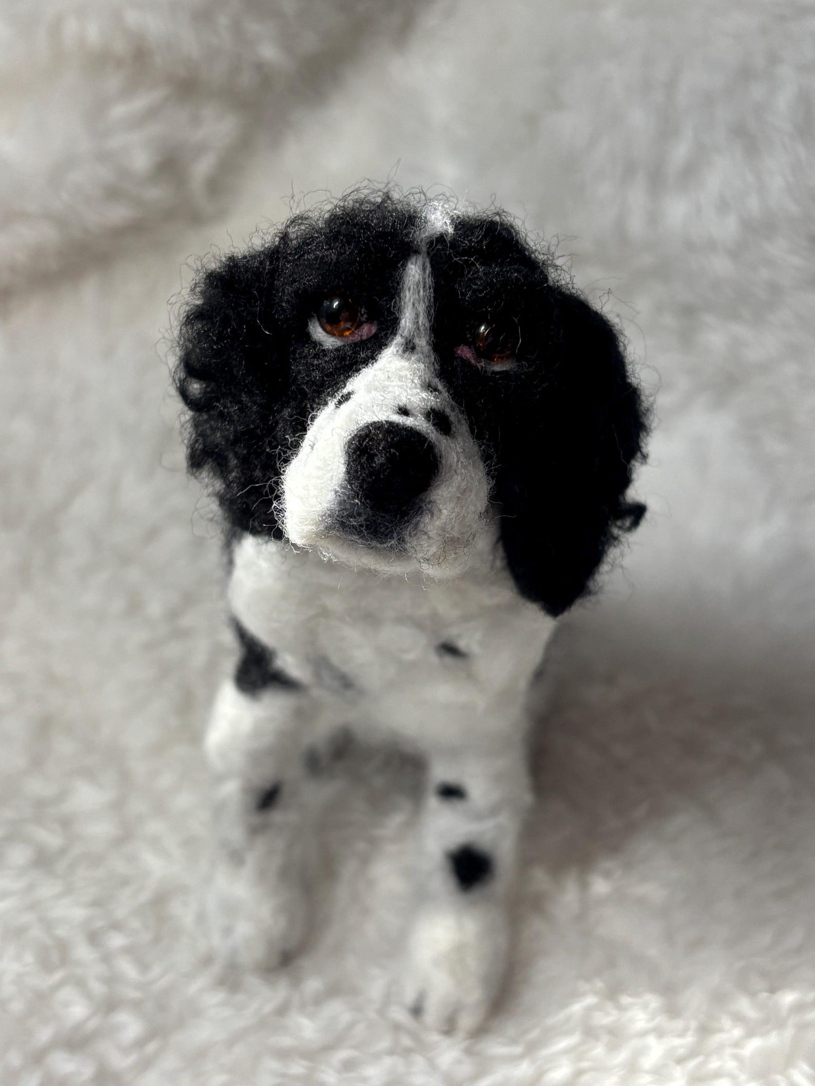 Custom Needle Felted Dog Replica: Pet Memorial Portrait - Etsy