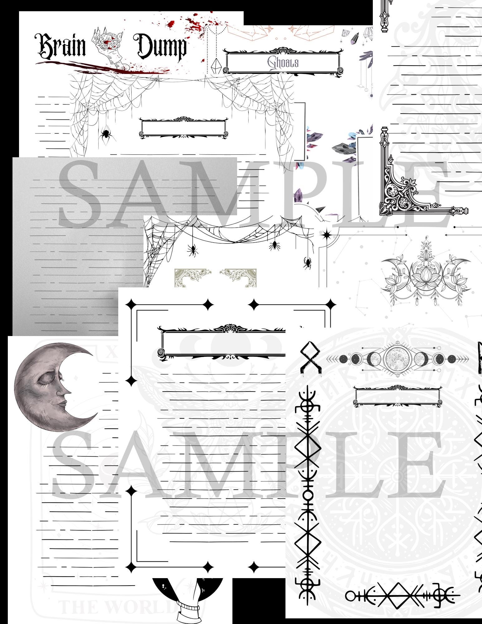 Twenty Witchy Planner Pages - Etsy