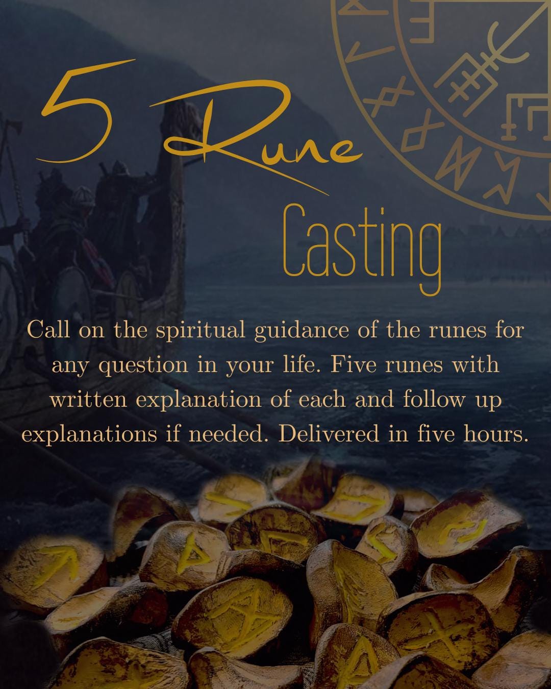 Five Rune Casting - Etsy