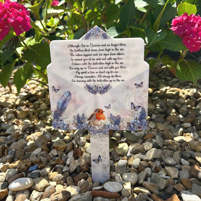 Robin Letter to Heaven Grave Marker| Letter to Heaven Grave Marker ...