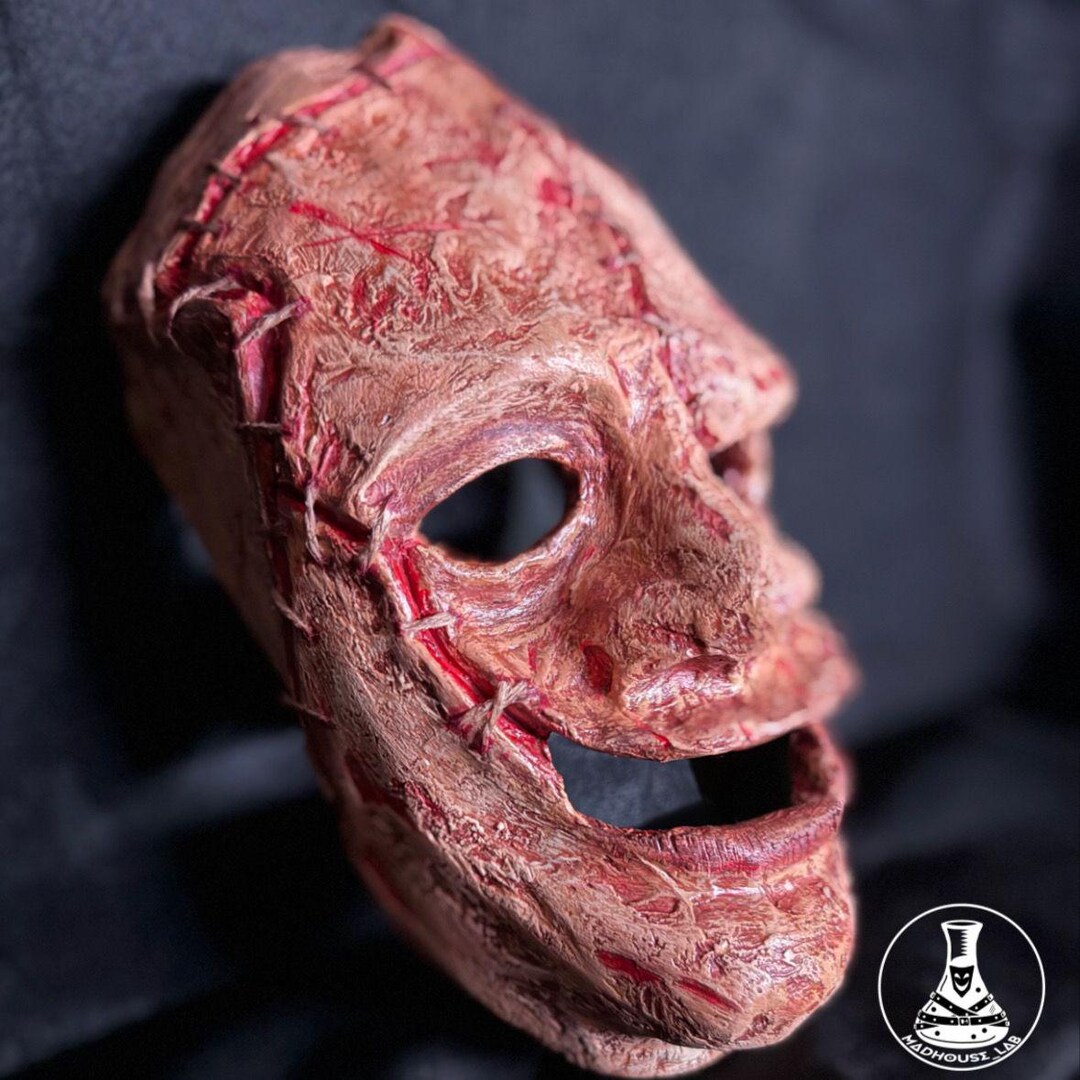 Leatherface-inspired Horror Mask – Handmade Papier-mâché Costume ...