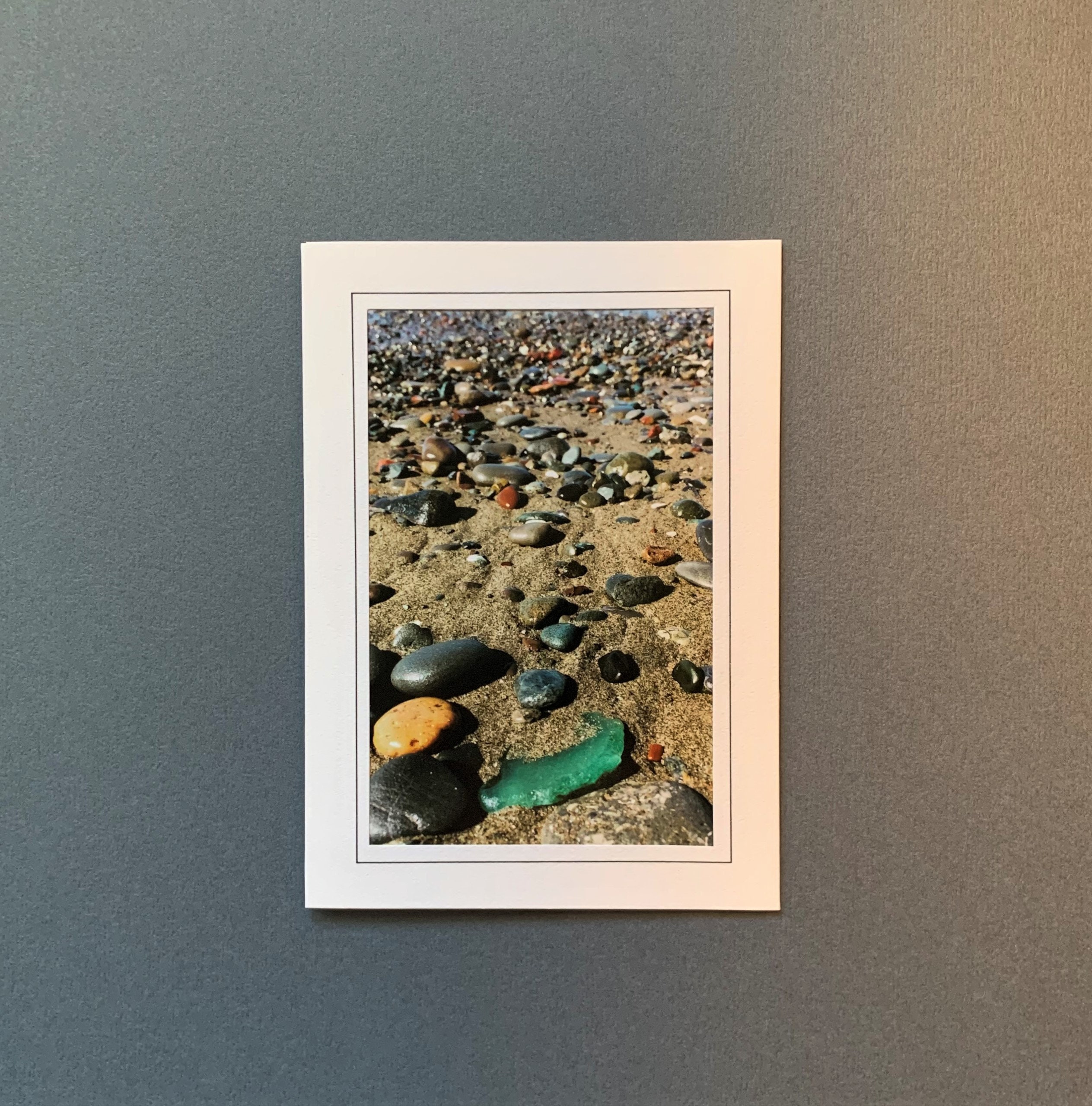 Sea Glass Photo Card Beach Glass Note Card Handmade Blank - Etsy