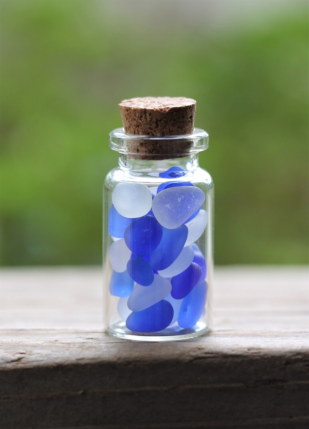 Sea Glass, Sea Glass in a Bottle, Seaside Stash, Vintage Sea Glass ...