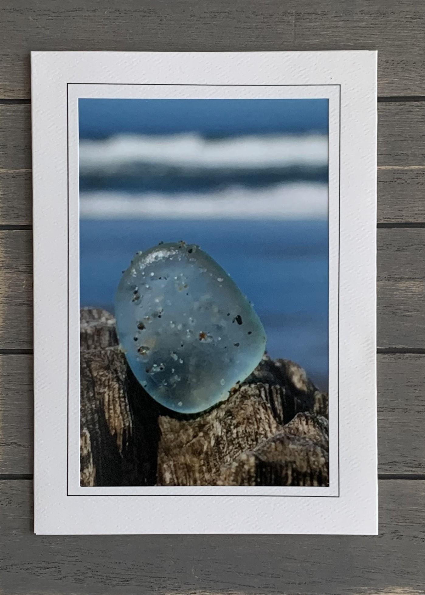 Sea Glass Card, Sea Glass Photography Card, Photography Card - Etsy