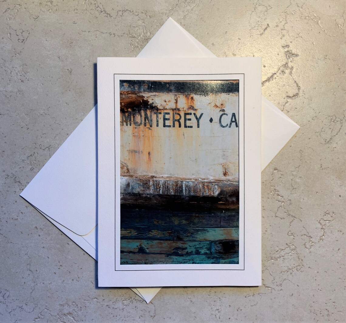 Monterey Bay Card California Coastline Note Card Handmade - Etsy