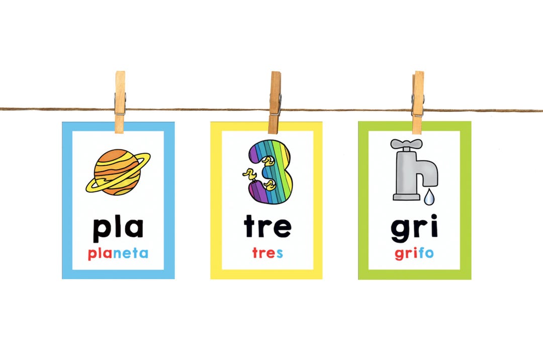 Posters With Interlocking Syllables | Educational Materials for ...