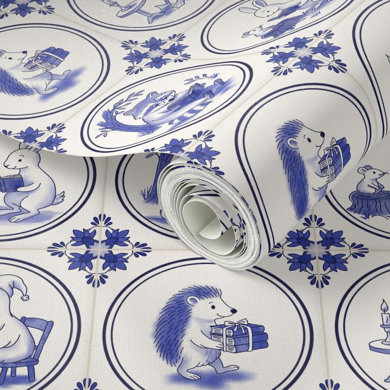 Delft Wallpaper Peel and Stick - Etsy