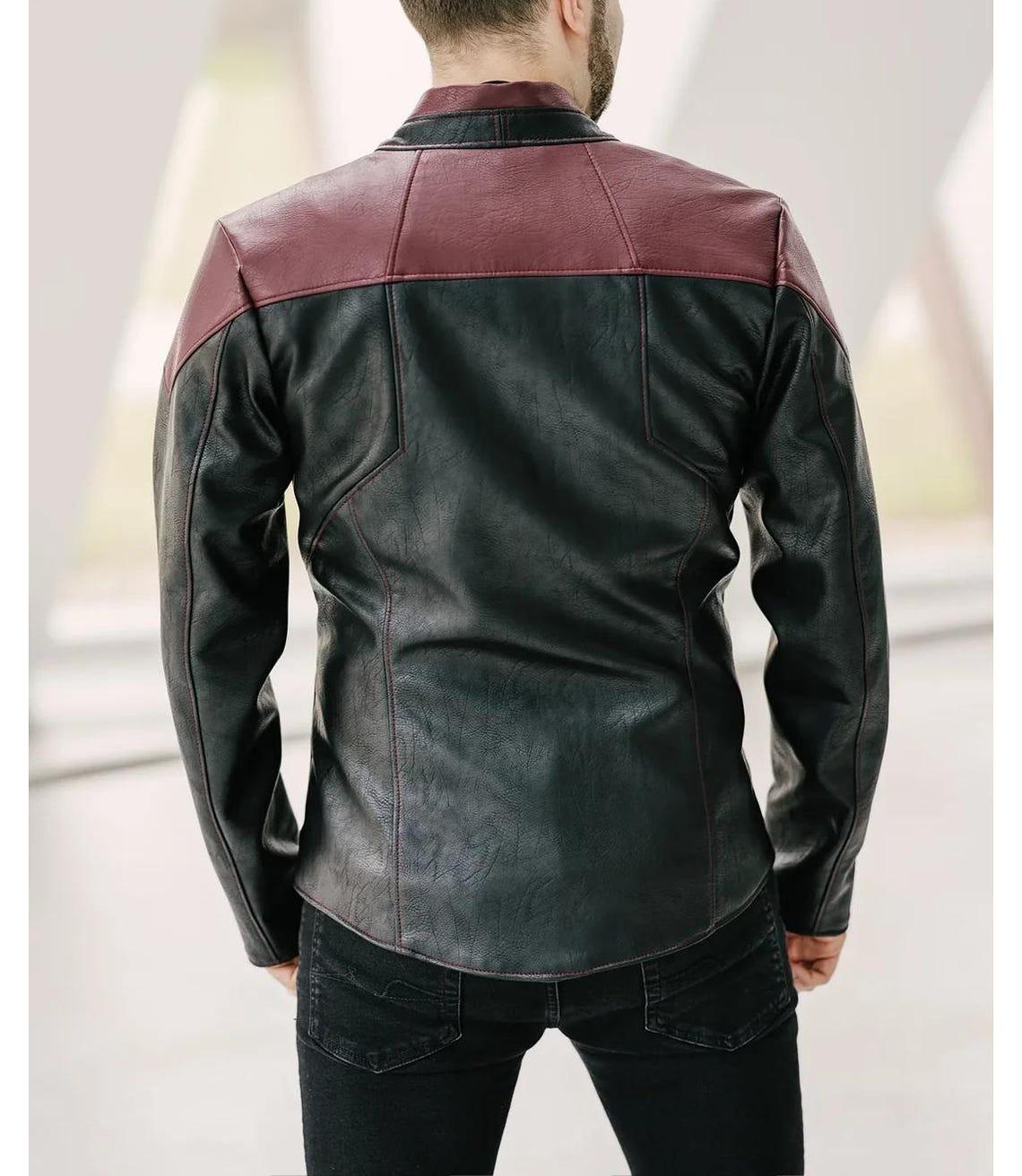 Star Trek Uniform Jacket | Space Exploration Leather Jacket | Sci-fi ...