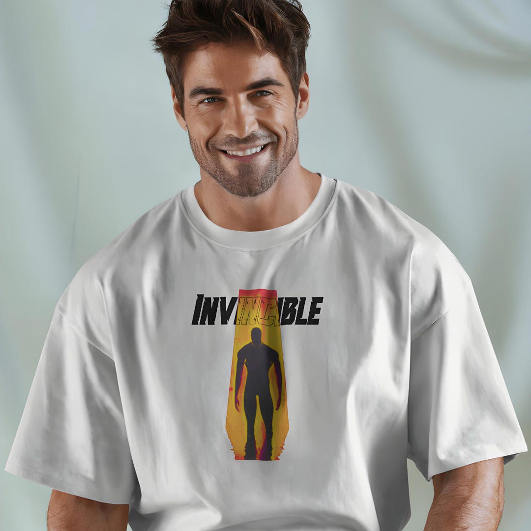 Muscle Man Transformation T-shirt, Powerful "invincible" Figure Shirt ...