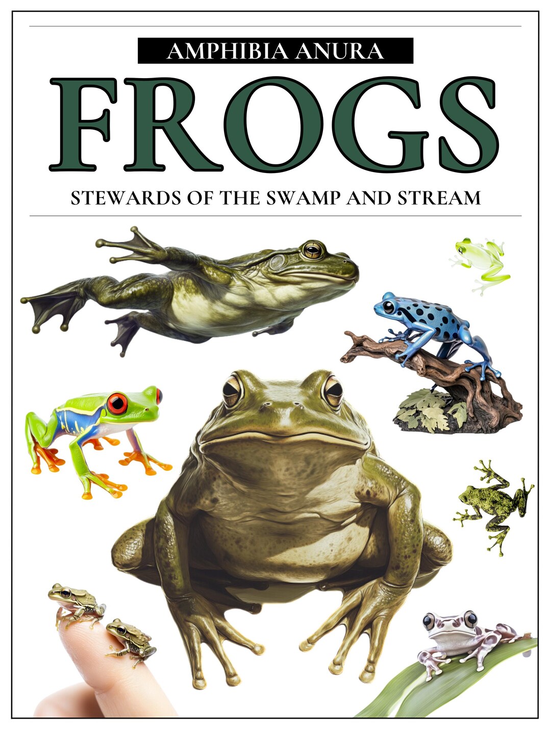 FROGS Poster (DIGITAL DOWNLOAD) - Wall Art for Nature and Wildlife ...