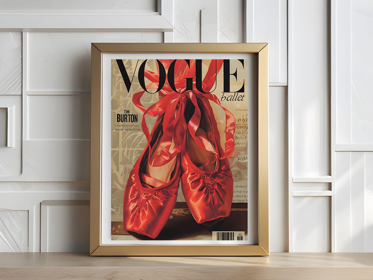 Set of 5 Vintage Vogue Posters, Fashion Wall Prints, Trendy Wall Art ...