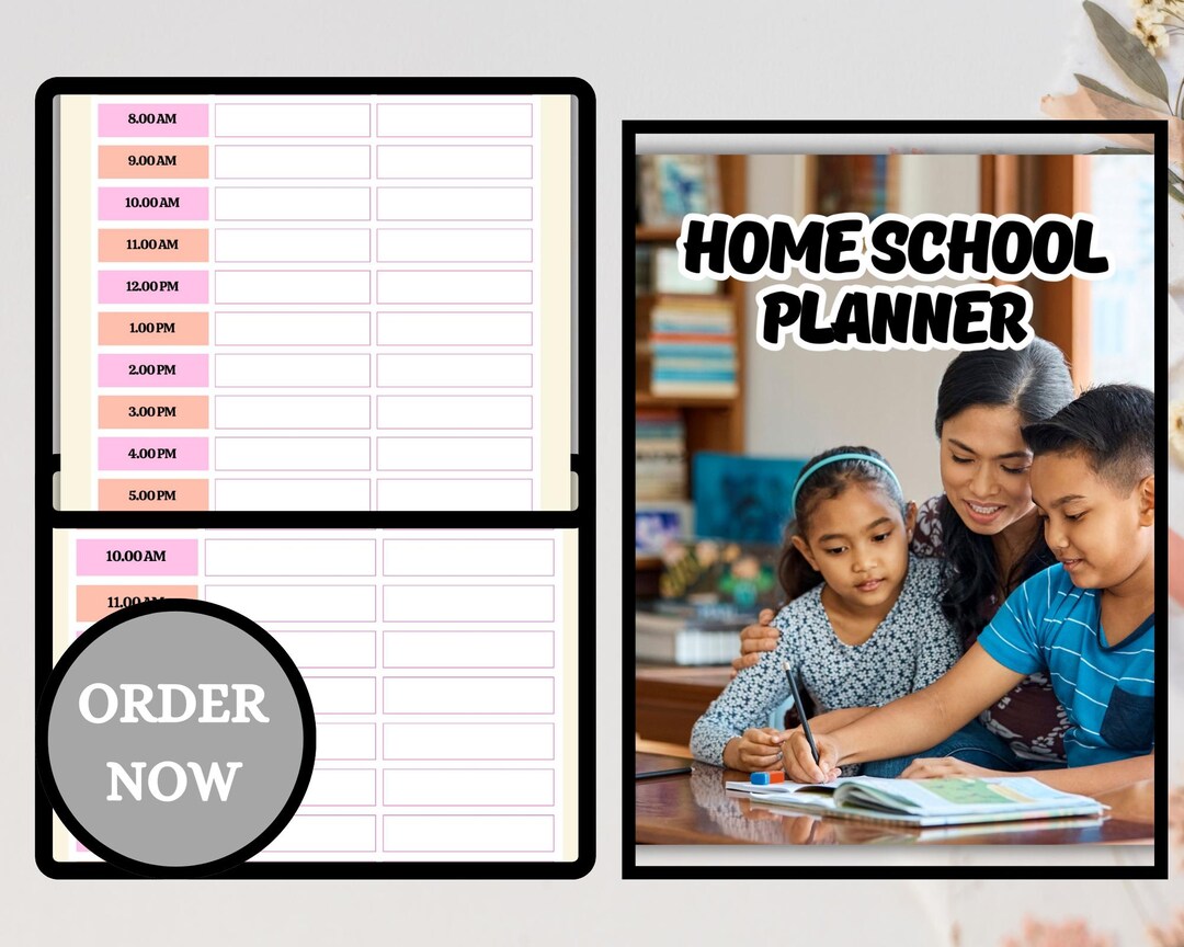 2025-2026 Home School Planner - Printable Daily, Weekly, Monthly ...
