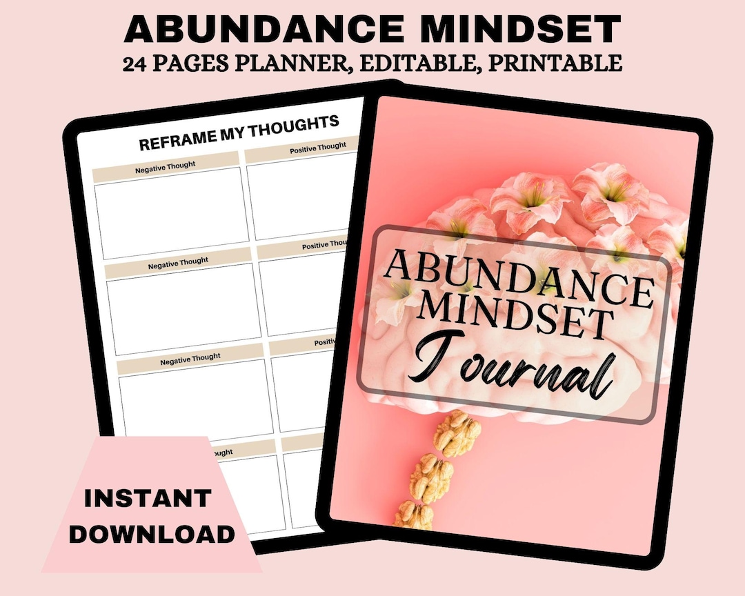 2025-2026 Abundance Mindset Journal | Gratitude, Goal Setting, and ...