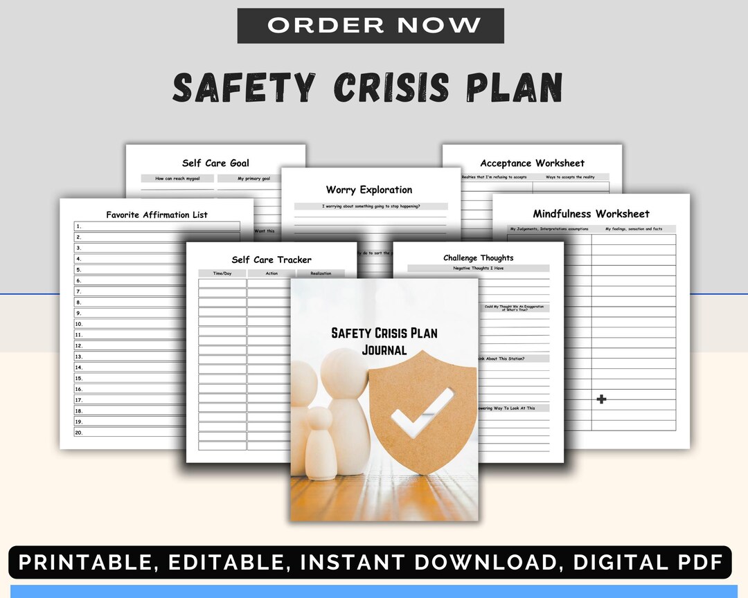 2025-2026 Safety Crisis Plan Journal | Emergency Preparedness, Crisis ...