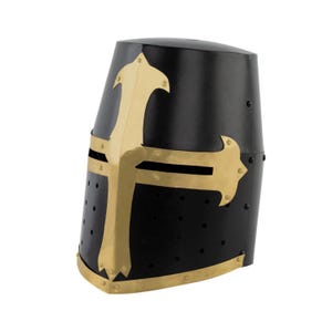Medieval Black Knight Templar Armor Helmet - Etsy