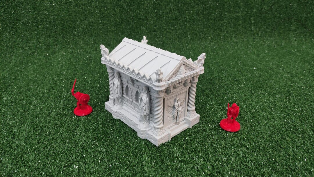 Tomb Terrain Crypt Mausoleum Cemetery Scenery 28mm Tabletop Wargames - Etsy