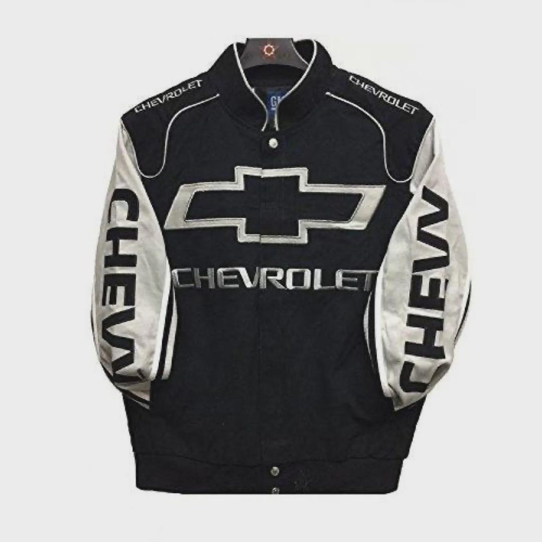 Chevrolet NASCAR Vintage Adult Racing Jacket Fully Embroidered Jacket ...