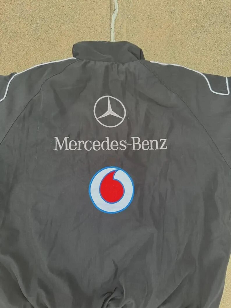 Vintage Mercedes AMG F1 Racing Jacket – Printed Sublimation Motorsport ...