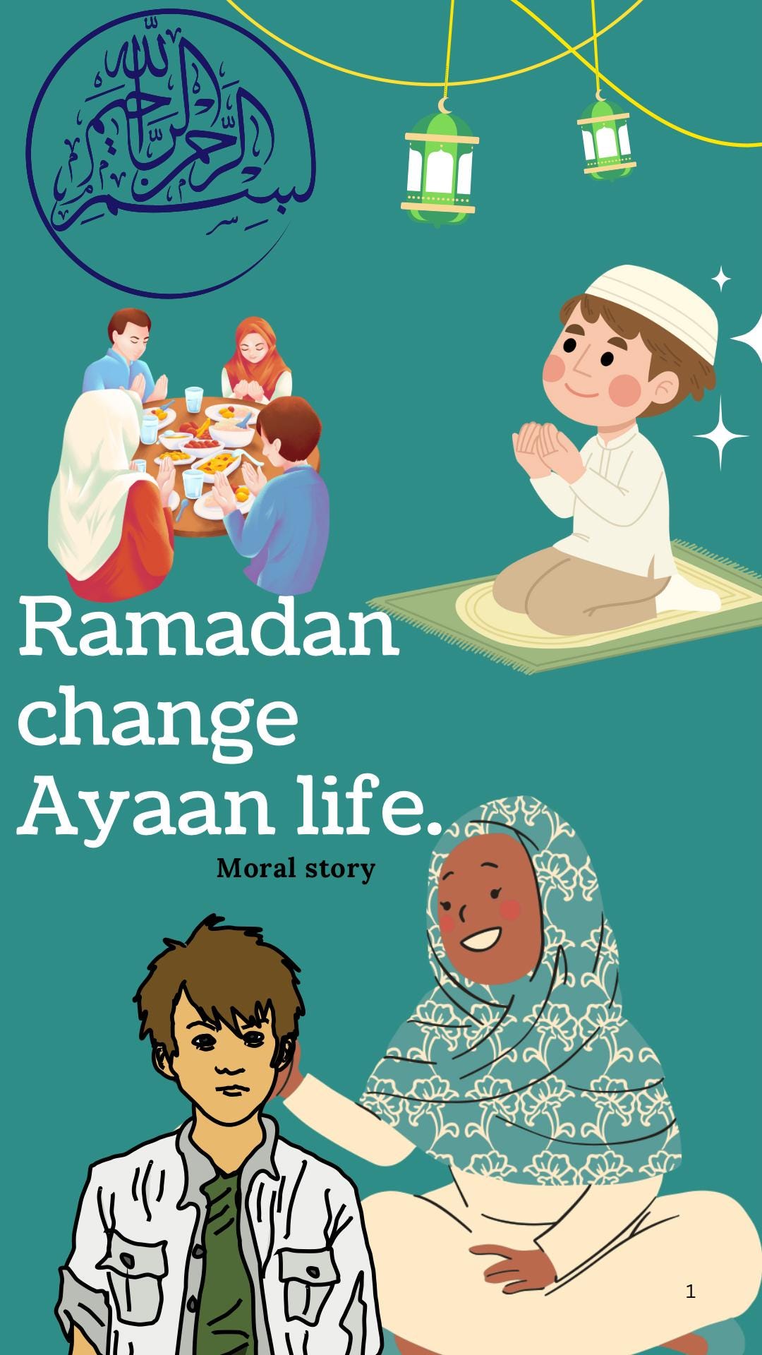 Ramadan Change Ayaan Life ,kids Islamic Moral Story.the Blessed Change ...