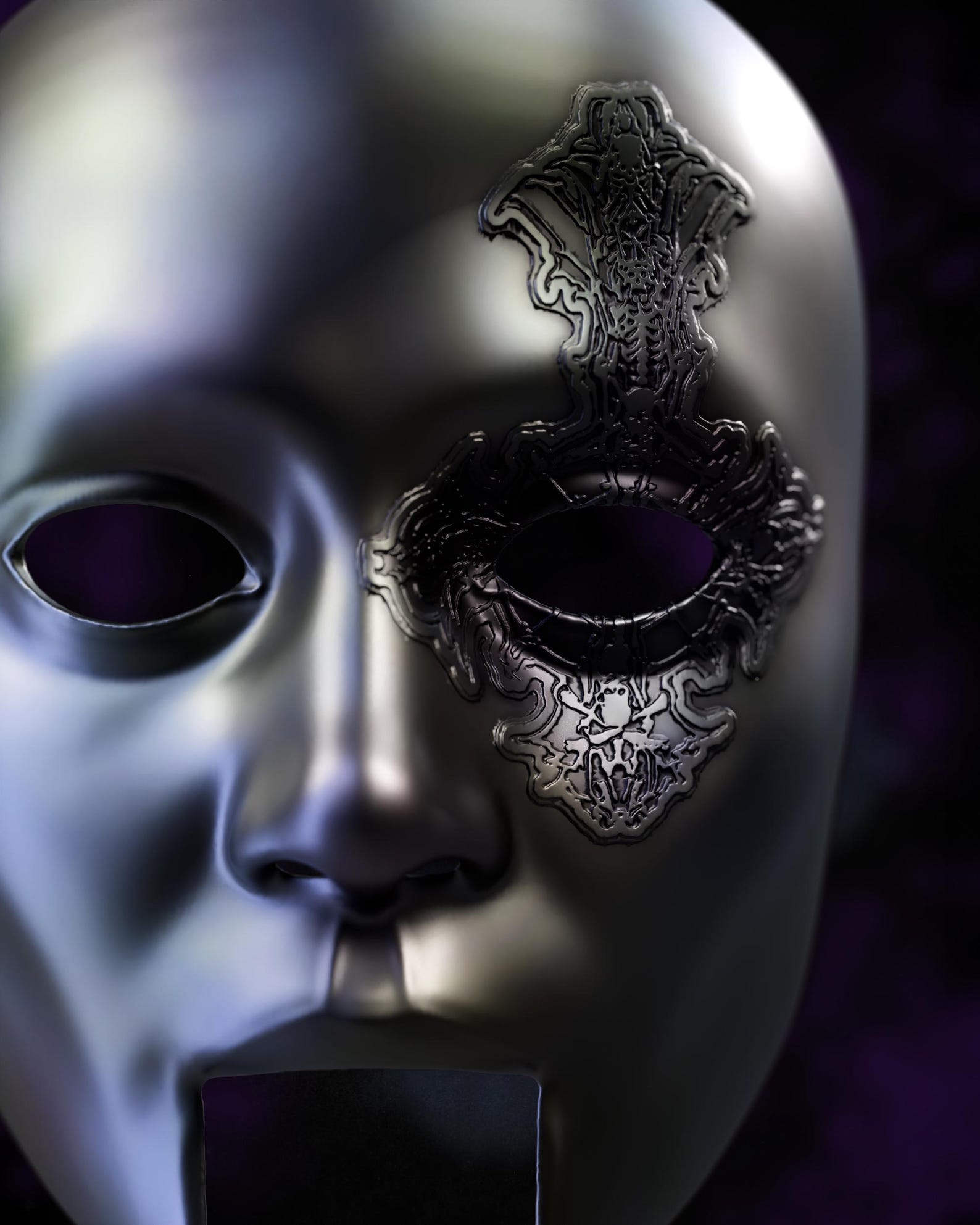 New Nameless Ghouls Mask, Ghost BC Perpetua Era, STL Files for 3d ...