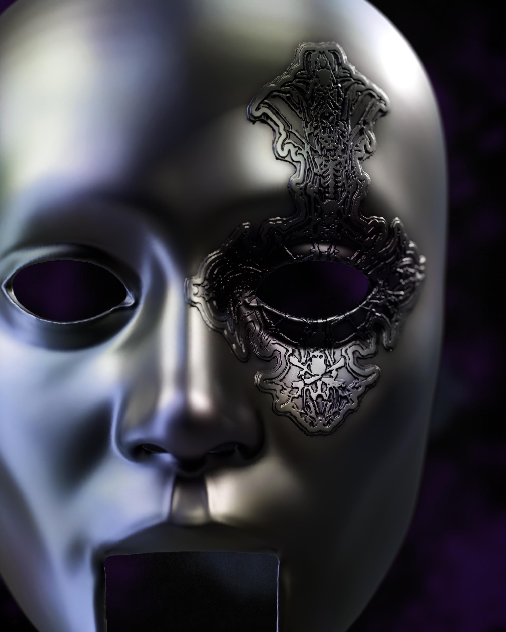 New Nameless Ghouls Mask, Ghost BC Perpetua Era, STL Files for 3d ...