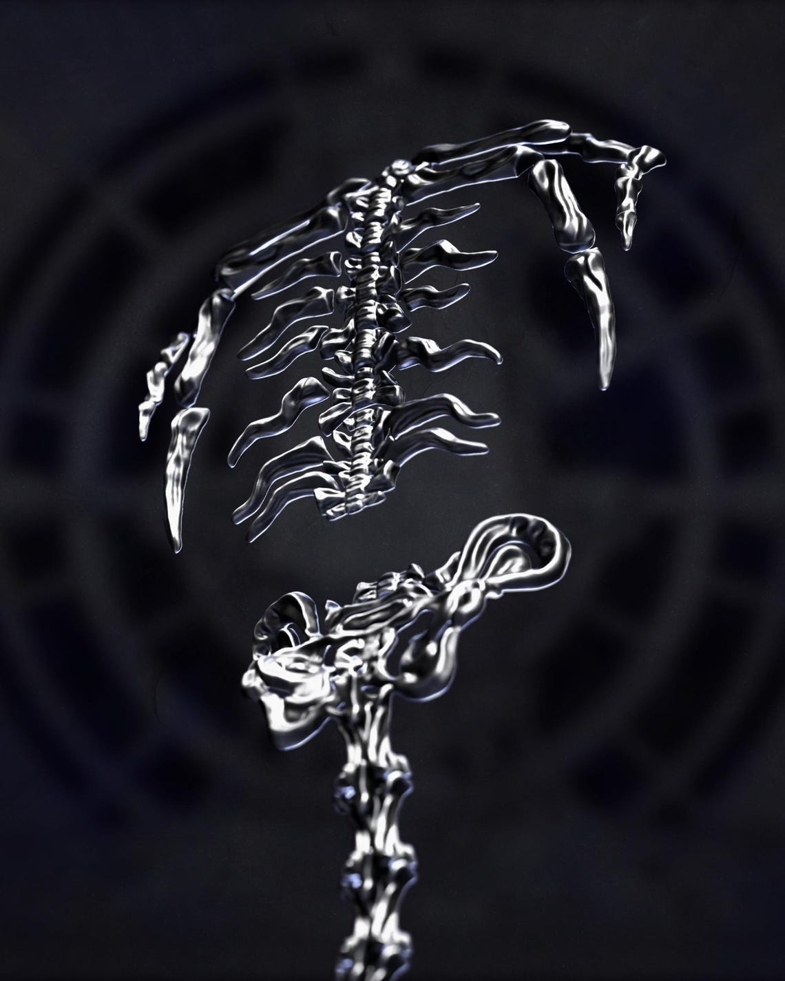 Bone Harness, Ghost BC Papa Perpetua Robe Spine, STL Files for 3d ...