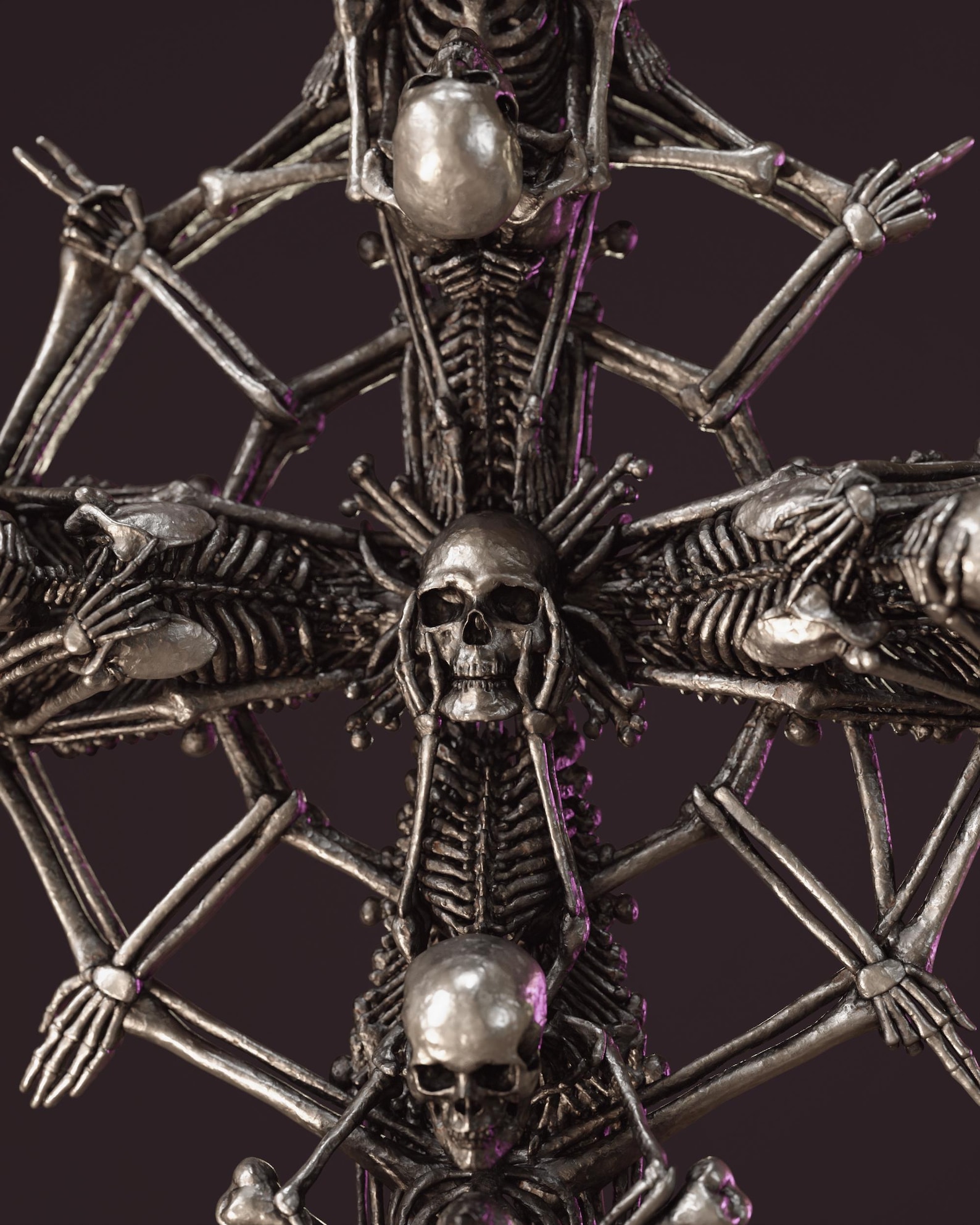 Skeleta Bone Grucifix, Ghost Papa V Perpetua, STL Files for 3d Printing ...