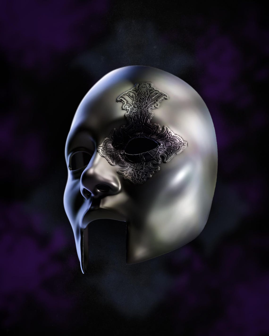 New Nameless Ghouls Mask, Ghost BC Perpetua Era, STL Files for 3d ...