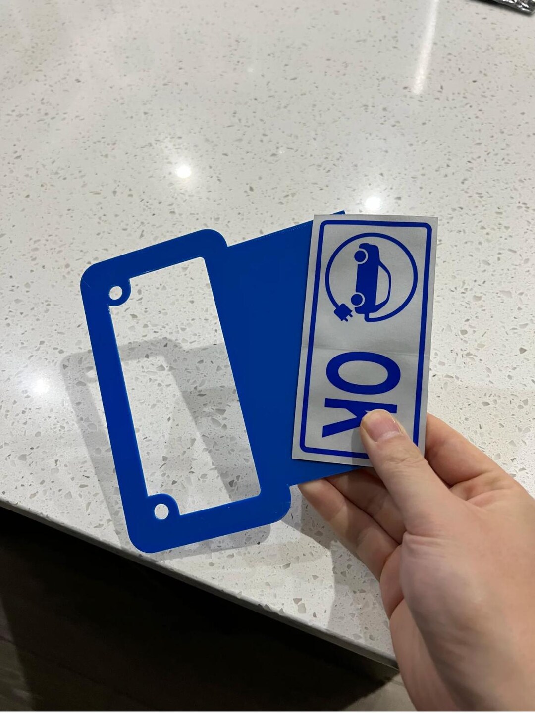 BC HOV OK Sticker Holder - Etsy