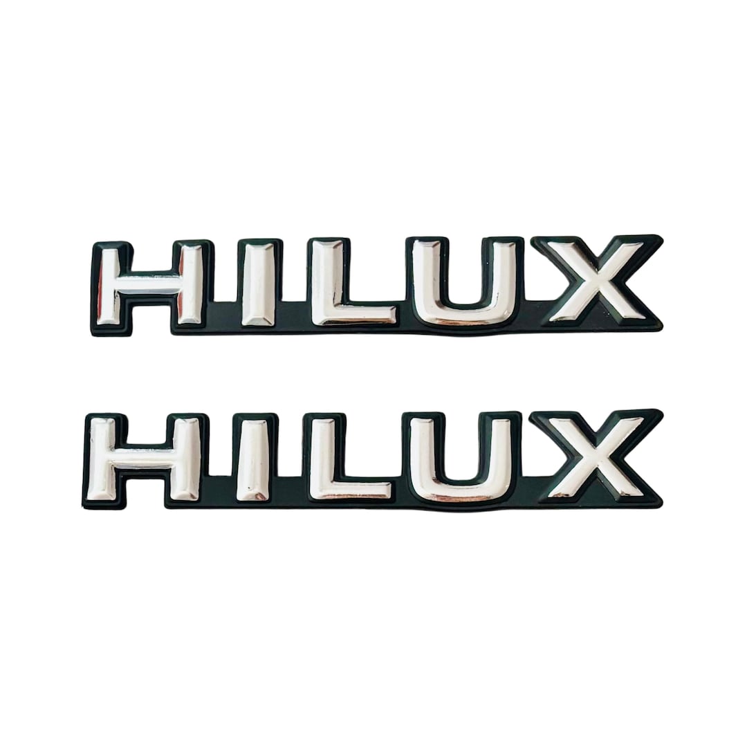 Hilux Emblem Badge for Toyota LN85-111 Mighty-x Pickup | ABS Plastic ...