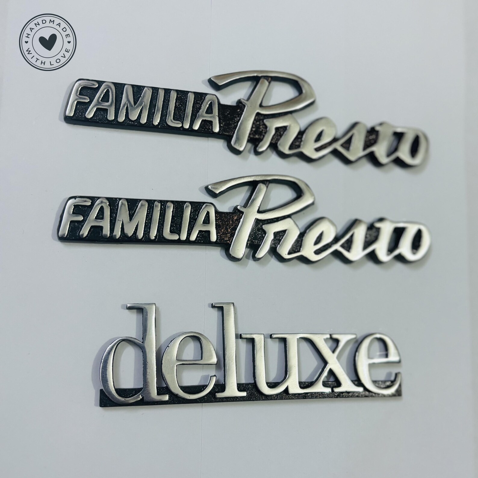 Mazda Familia Presto Deluxe Emblem Set: Handmade Die-cast JDM Badges - Etsy