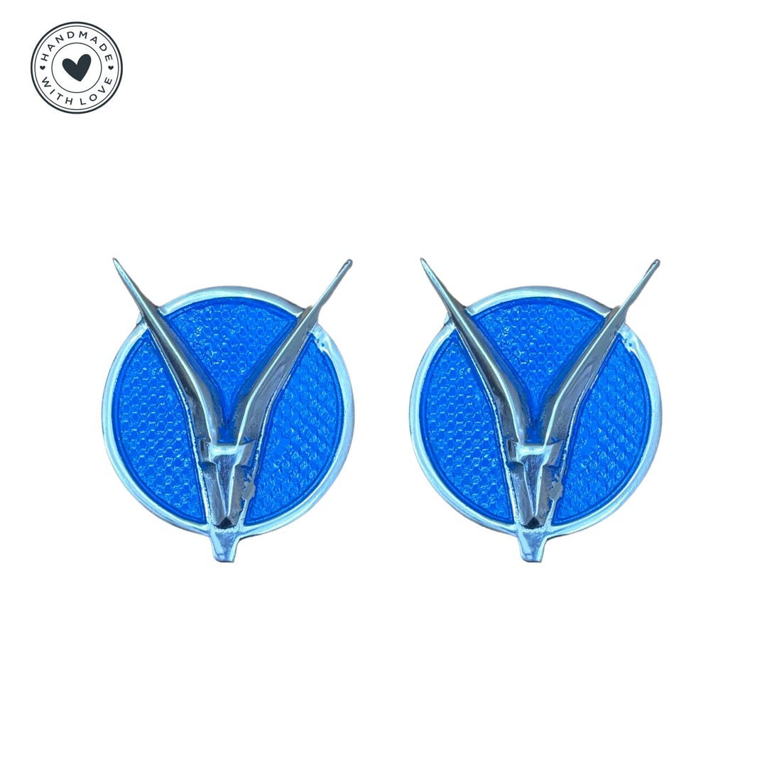 Mazda RX2 Pillar Emblem Set | Rotary 12A 13B | Capella C RX-2 Badge ...