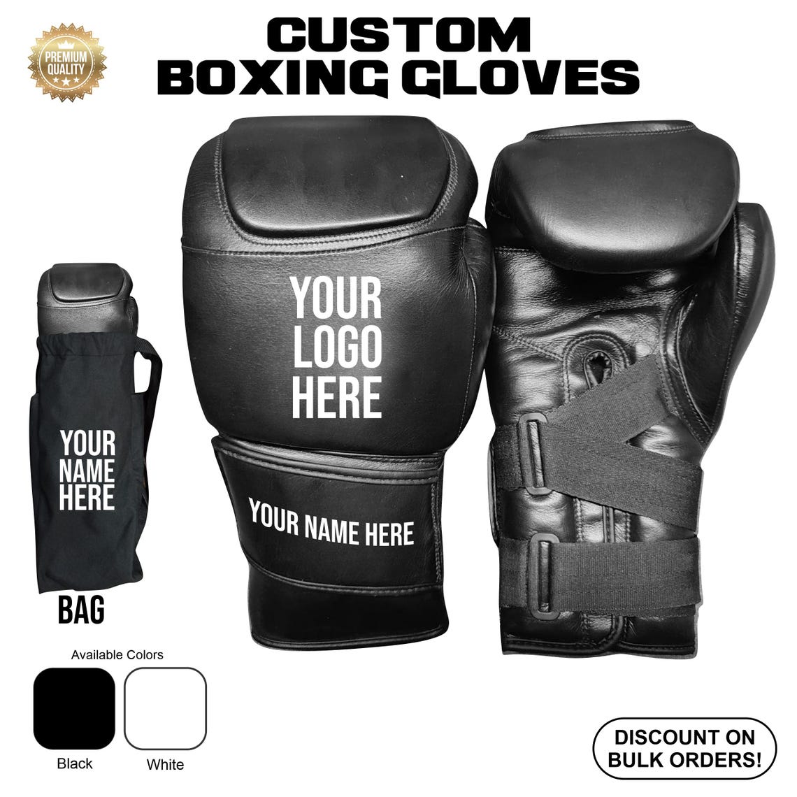 Personalized Handmade Boxing Gloves Made of Genuine Leather With Custom ...