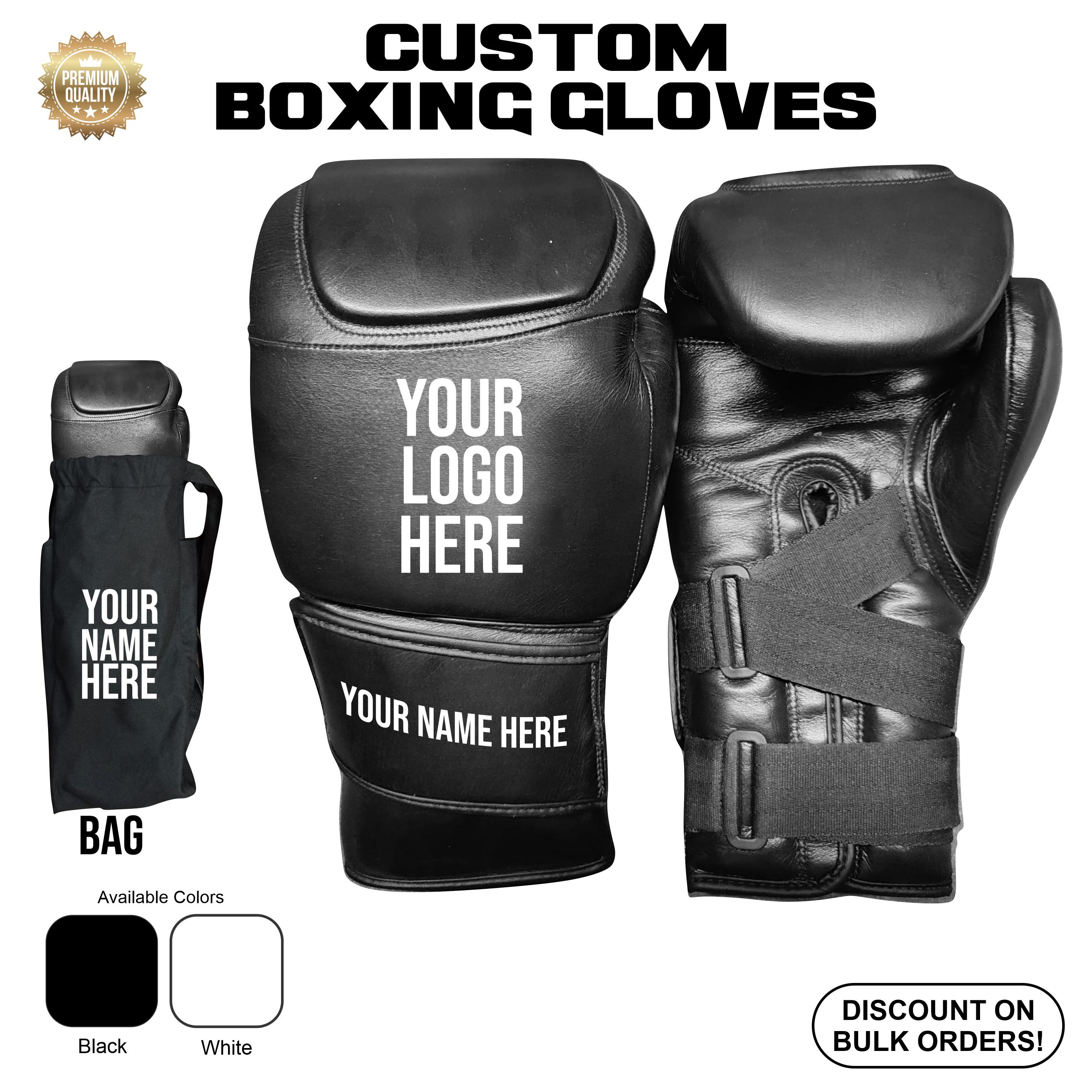 Personalized Handmade Boxing Gloves Made of Genuine Leather With Custom ...
