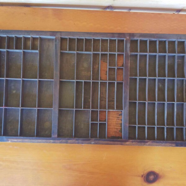 Vintage Type Set Tray - Etsy