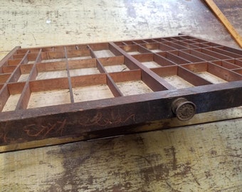 Antique Type Tray - Etsy