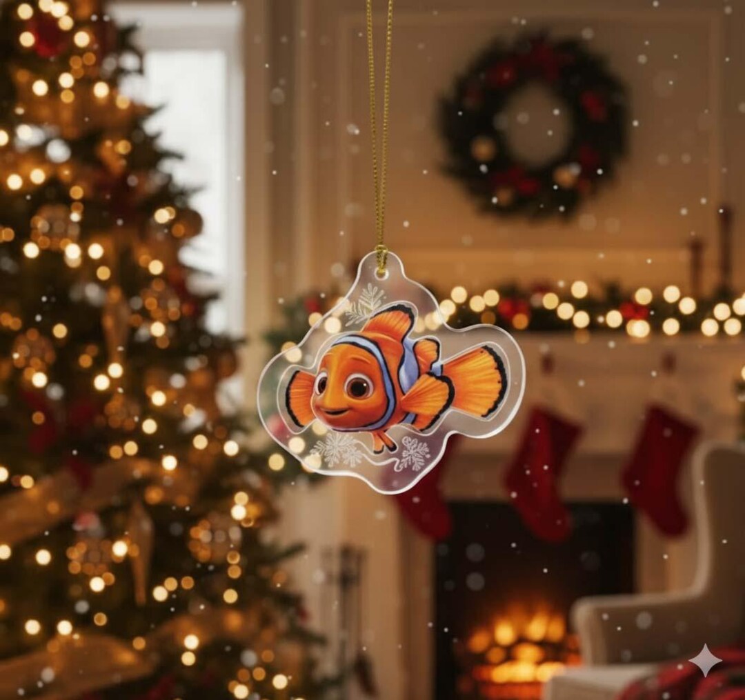 Personalized Finding Nemo Christmas Ornament Disney Nemo Ornament ...
