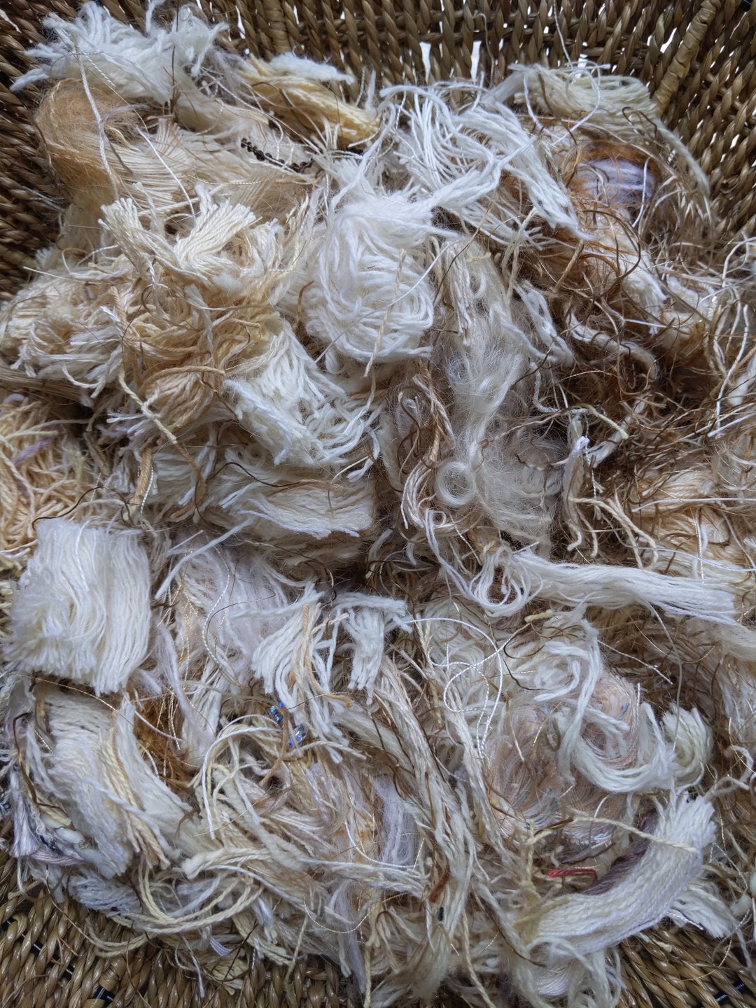 Vermeer Luxury Recycled Fiber Thread Texture Blend for Carding - Etsy