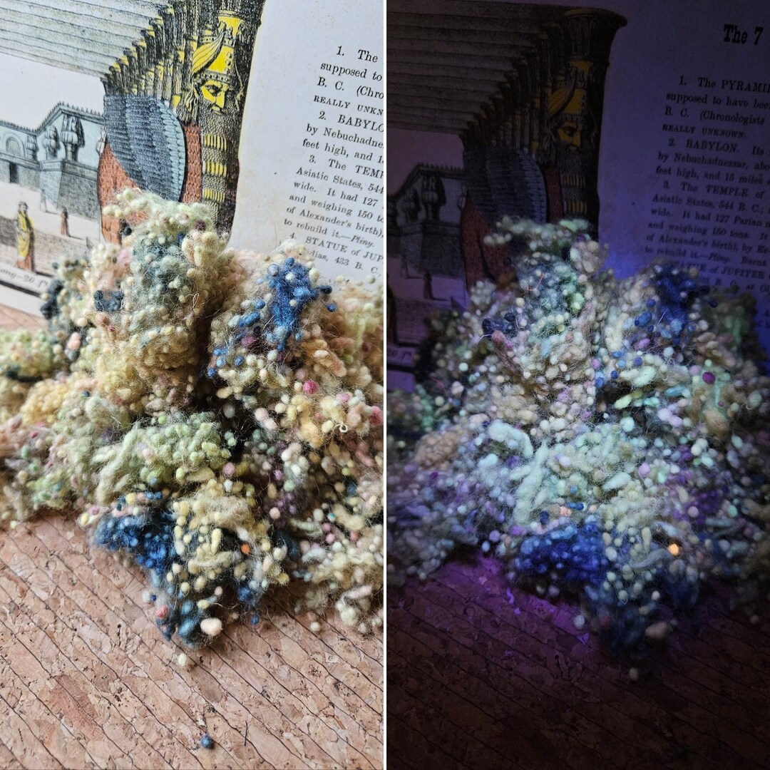 BABYLON UV Reactive Dyed Wool Nepps 1 Ounce - Etsy UK