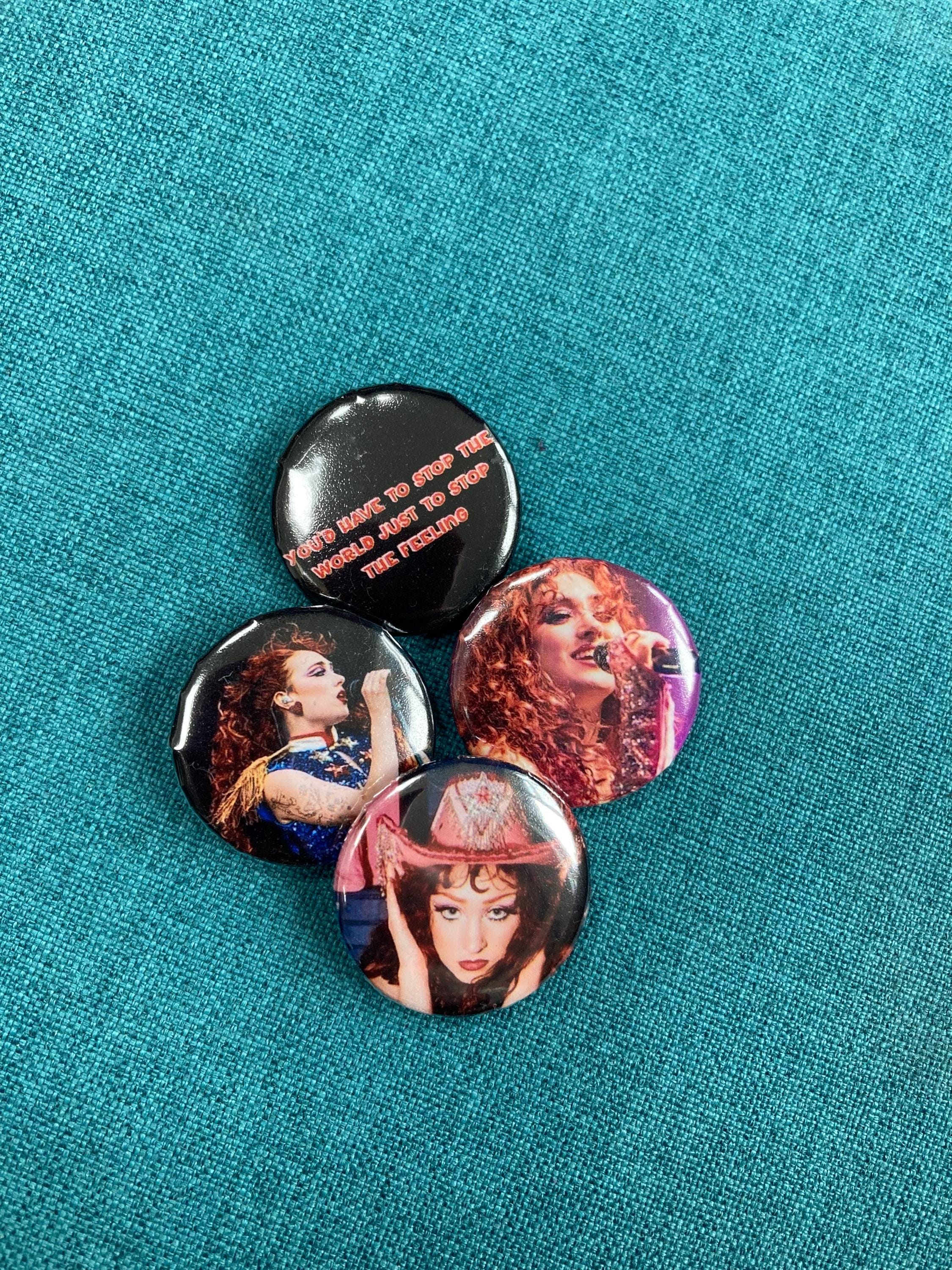 Set of 4 Chappell Roan Badges - Etsy UK