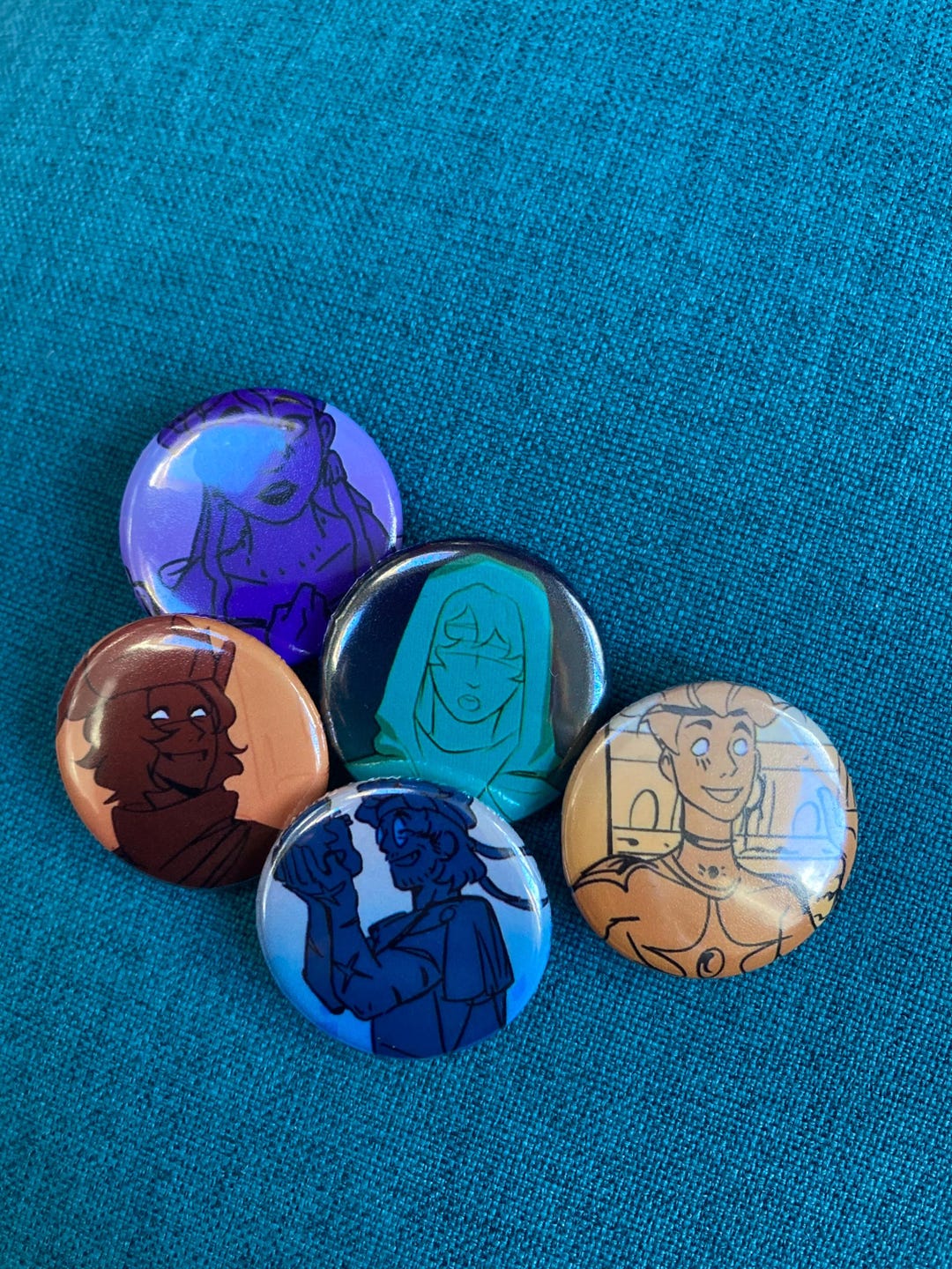 New!! Set of 5 EPIC the Musical Pin Badges - Etsy UK