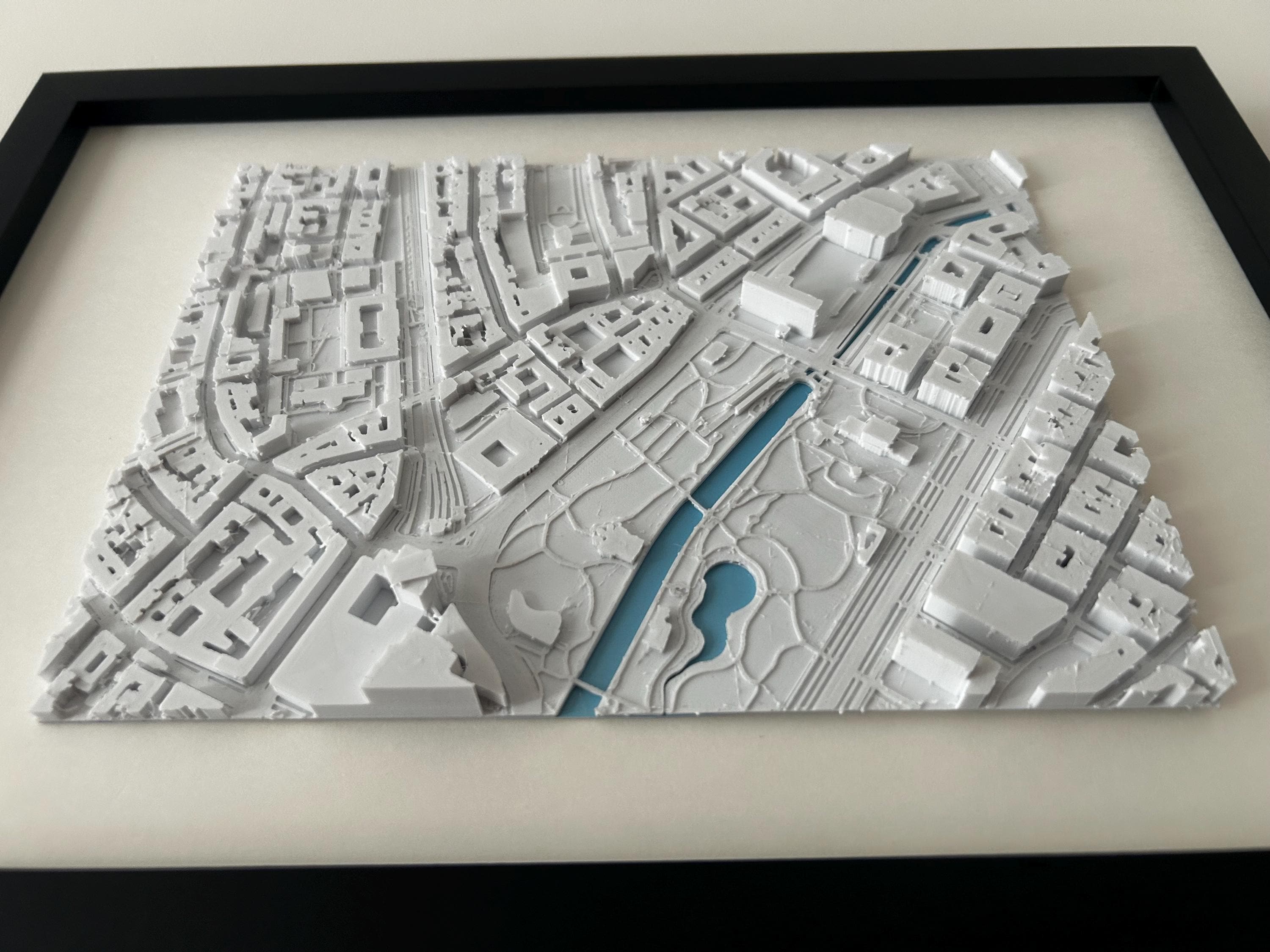 3D Printed Custom City Map: Personalized Location Art. Where We Met ...