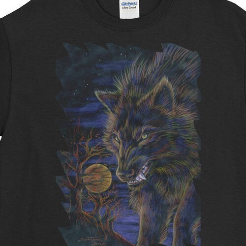 Deluxe Werewolf Moon Long Sleeve Shirt - Etsy