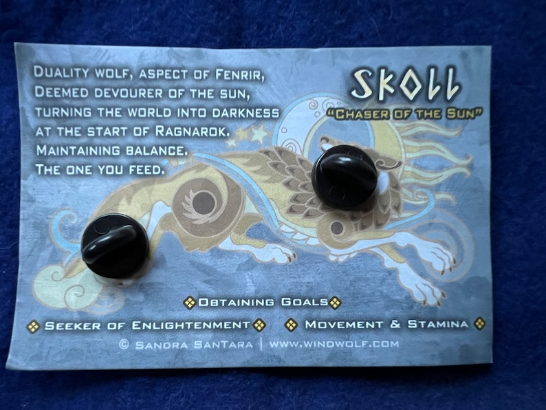 Norse Viking Hati Skoll Sun Moon Wolf Hard Enamel Collectable - Etsy