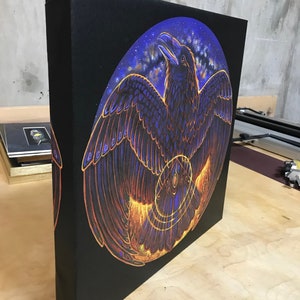 Red Fox Redtail Hawk Spirit Animal Shield Print - Etsy