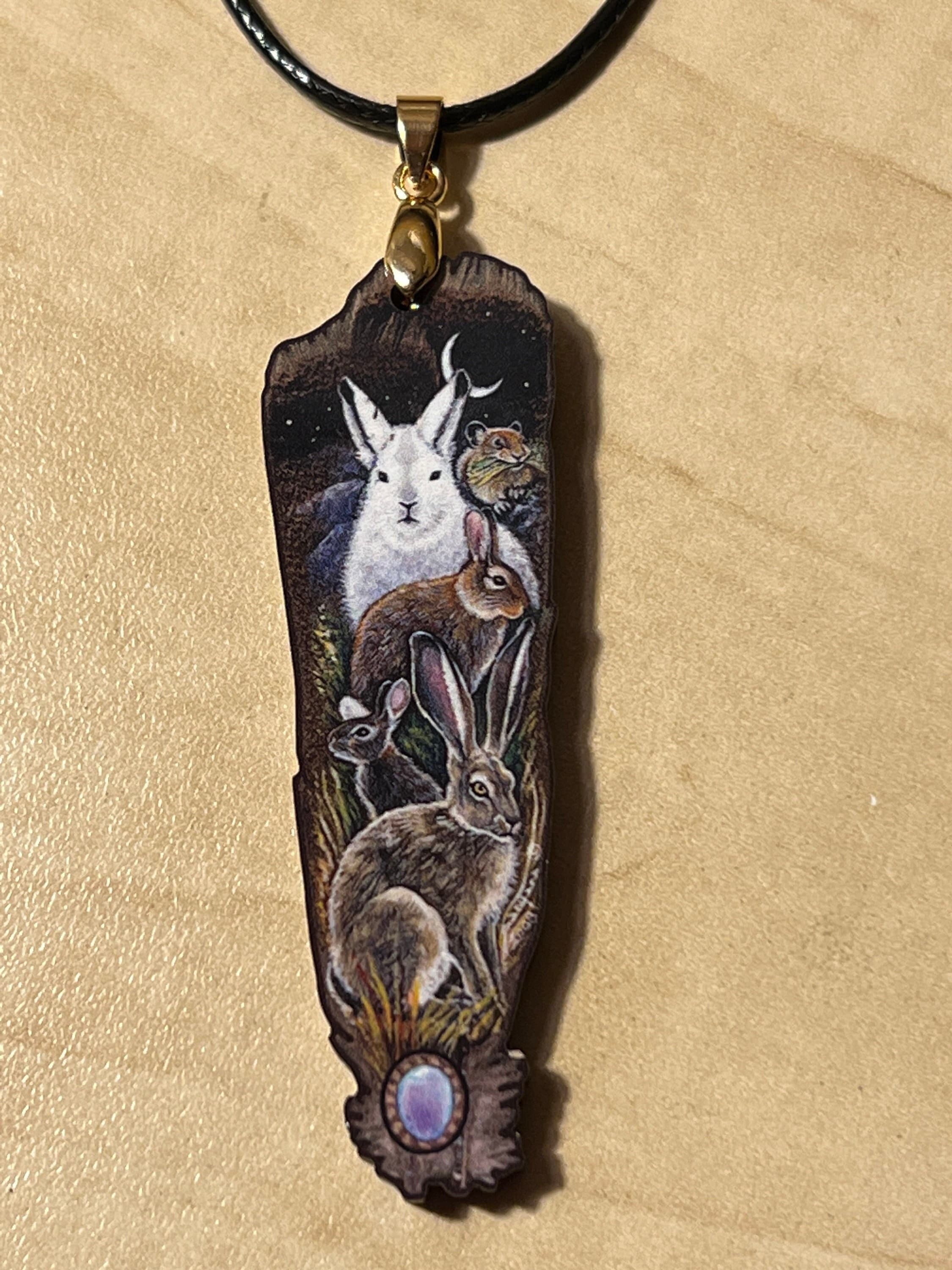 Jack Rabbit Arctic Hare Cottontail Pika Bunny Animal Spirit - Etsy