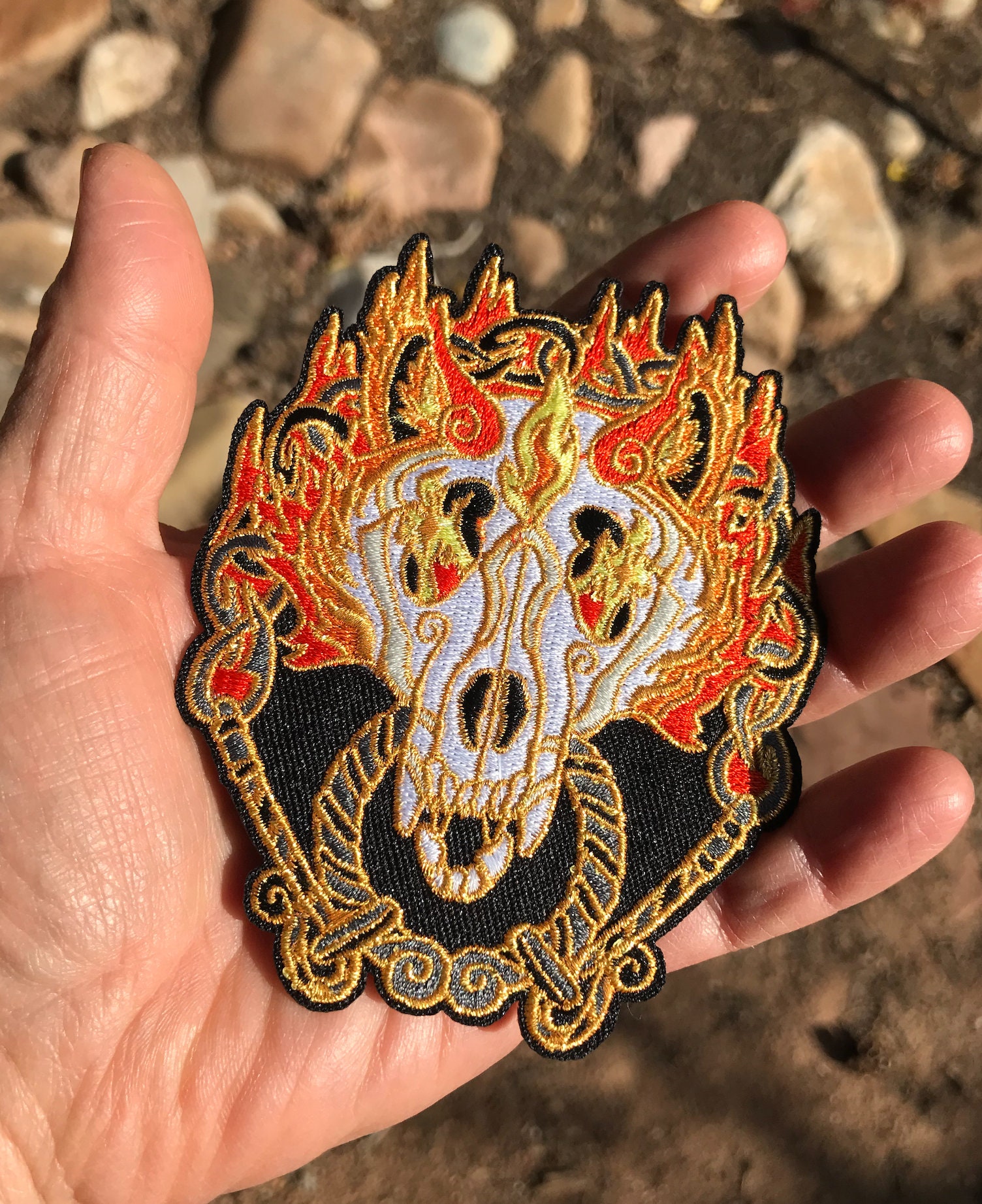 Norse Viking Wolf Fenrir Garmr Hel Hound Iron on Embroidered | Etsy