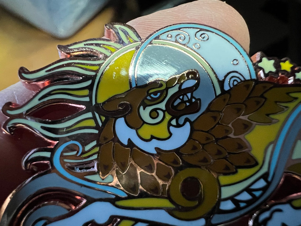 Norse Viking Hati Skoll Sun Moon Wolf Hard Enamel Collectable - Etsy