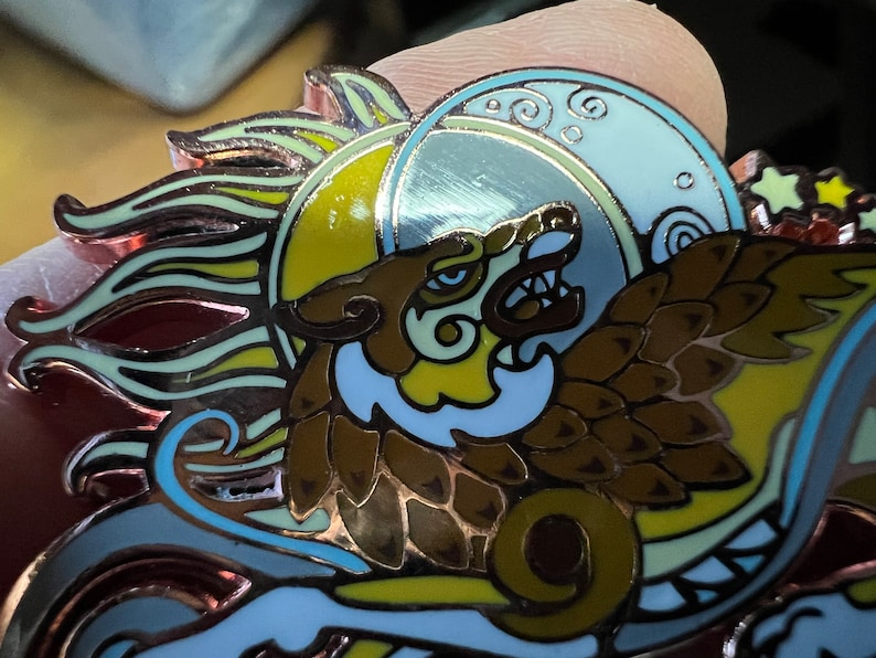 Norse Viking Hati Skoll Sun Moon Wolf Hard Enamel Collectable - Etsy