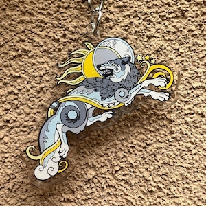 Hati Skoll Sun Moon Wolf Norse Viking Key Chains - Etsy